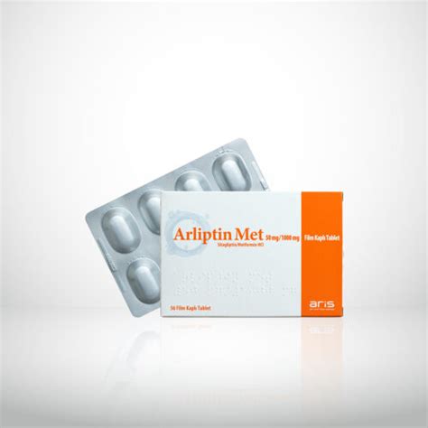 Arliptin Met 50 Mg/500 Mg Film Kapli Tablet (56 Tablet) Fiyatı