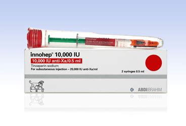Innohep 10000 Iu 0.5 Ml 2 Kullanima Hazir Dolu Enjektorde Enjeksiyonluk/infuzyonluk Cozelti (2 ...