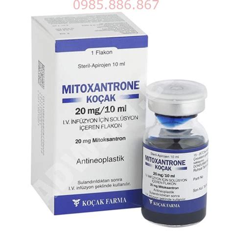 Mitoxantrone-kocak 20 Mg/10 Ml Iv Infuzyonluk Cozelti Iceren Flakon Fiyatı