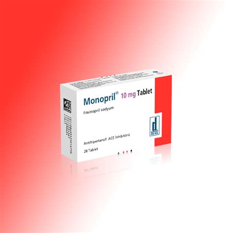 Monopril 10 Mg 28 Tablet Fiyatı