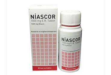Niascor 1000 Mg E.r. 98 Tablet Fiyatı
