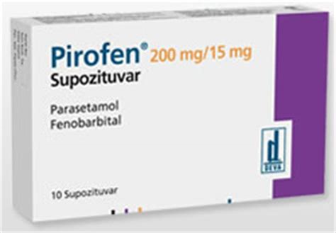 Pirofen 200 Mg/15 Mg Supozituar (10 Supozituvar) Fiyatı