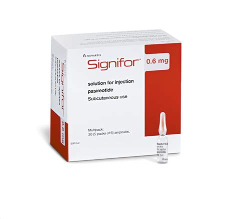 Signifor 0.6 Mg/ml Enjeksiyonluk Cozelti 60 Ampul Fiyatı