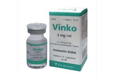 Vinko 1 Mg/ml Iv Inf. Icin Coz.iceren Flakon 10 Ml Fiyatı